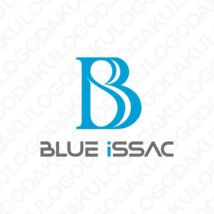 BLUE iSSAC・ブルーアイザック株式会社 様（ドローン教習） | ロゴ制作・ロゴ作成なら | ロゴだく